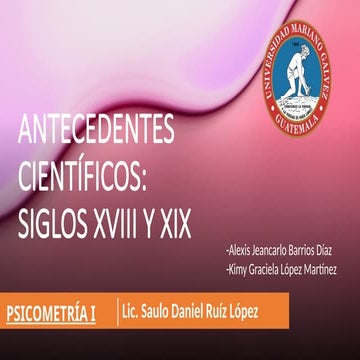 Antecedentes Científicos - Alexis Barrios_Kimy López - Psicometría I.pptx