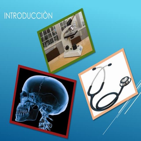 Microscopio, estetoscopio y rayos X | PPTX