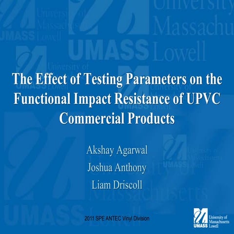 The Effect Of Testing Parameters On The Functional Impact Resistance Of ...