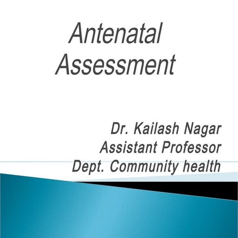 Antenatal assessment | PPT