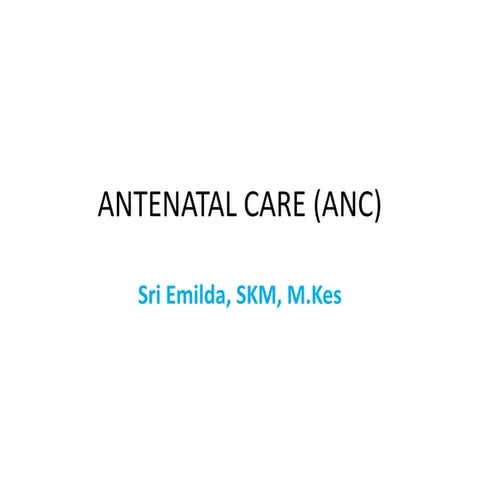 ANTENATAL CARE ANC Asuhan kehamilan.pptx