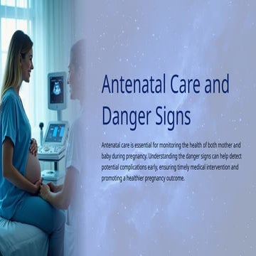 Danger signs during pregnancy | PPTX
