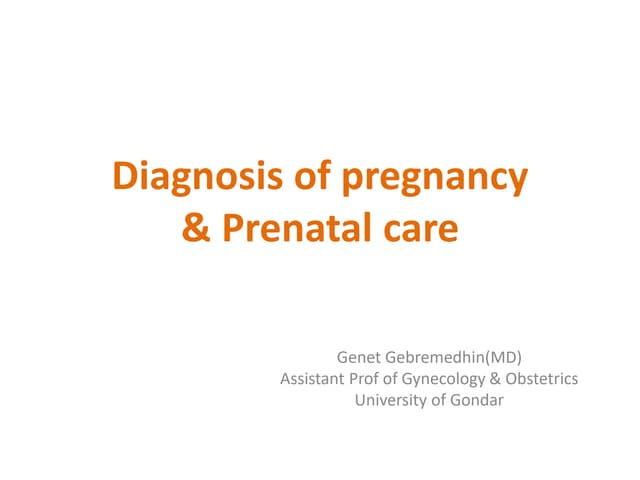 Antenatal assessment | PPT