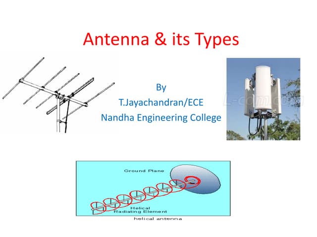 Antennas and their types