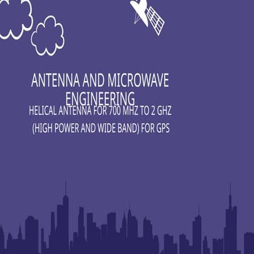 Antenna ppt.pptx helical antenna designing | PPT