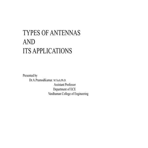 antenna ppt basic antenna and its working | PPTX