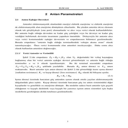 Anten param | PDF