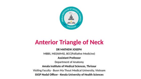 MIDLINE STRUCTURES OF NECK anatomy PowerPoint | PPTX | Thyroid ...