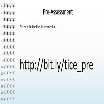 Pre-assessments: Assess Your Way to Success | PPTX