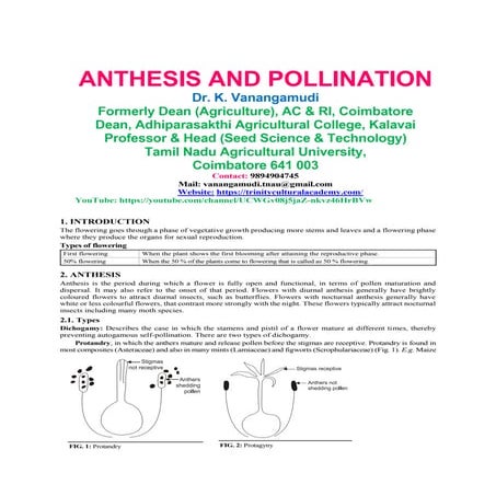 Floral biology of important cucurbits | PPTX