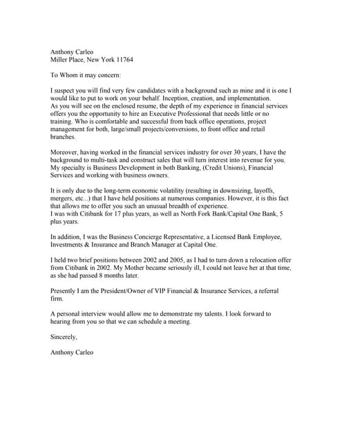 Cover Letter Insurance | PDF