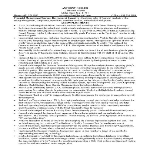 Anthony Carleo's Work Experience | DOC