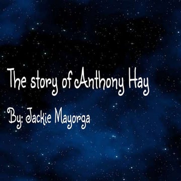 Anthony hay | PPTX
