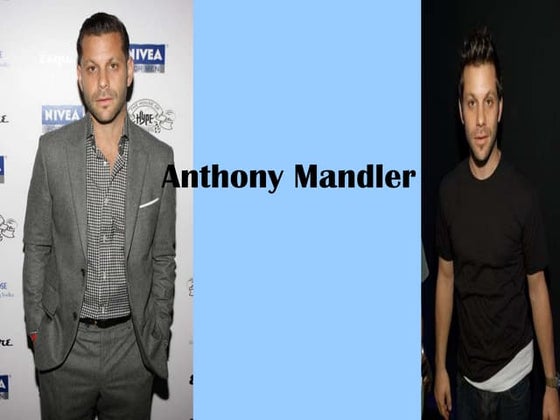 Anthony mandler | PPT