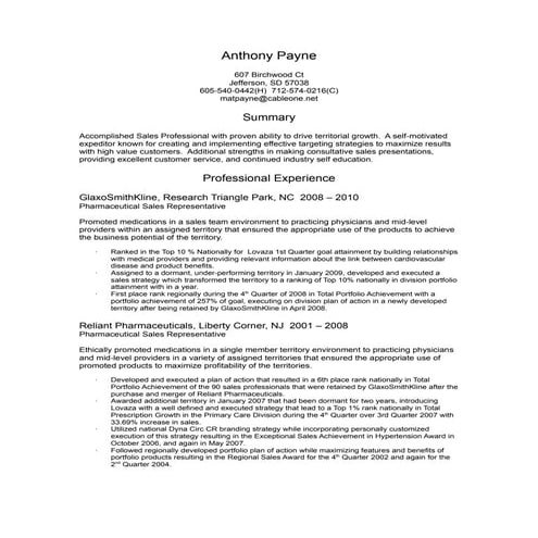 Bob's Novo resume 2016 | DOC