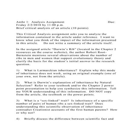 Anthr 1 Analysis Assignment Due Friday 2220.docx