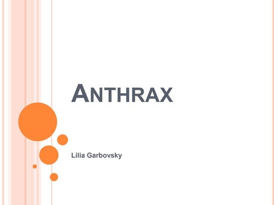 Anthrax | PPT