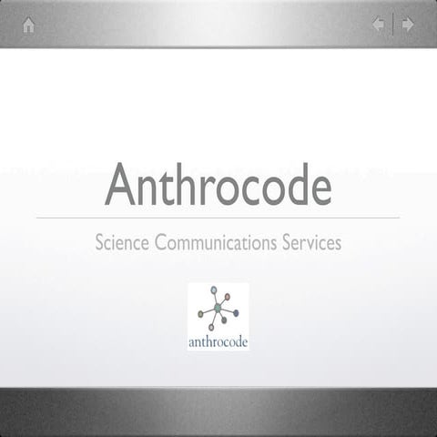 Anthrocode Portfolio For Slideshare | KEY