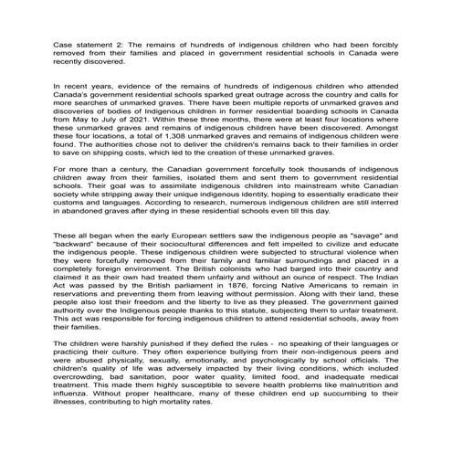 Residential Education In Residential Schools | PDF