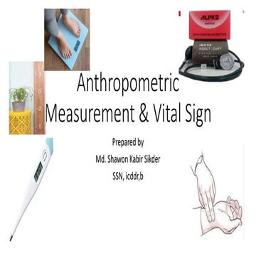 Anthropometric measurement & vital sign | PPTX