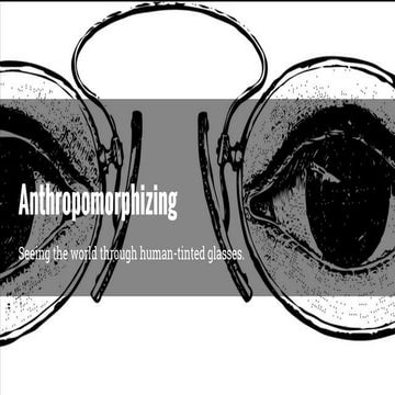 Anthropomorphizing: Seeing the World Through Human Tinted Glasses | PPT