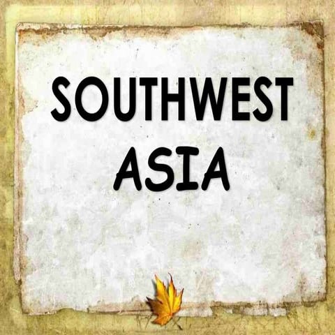 North africa and southwest asia | PPTX