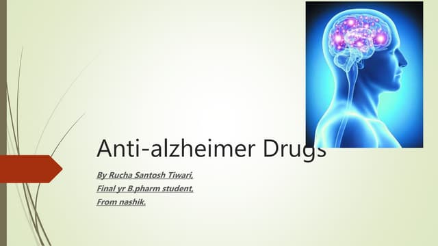 recent advances in the treatment of alzheimers disease.pptx | Brain and ...