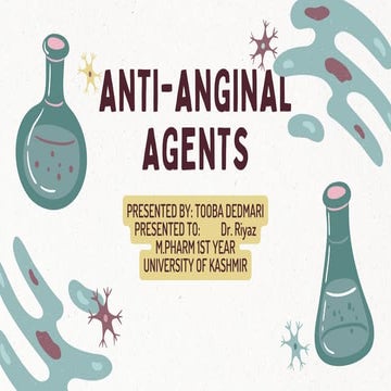 Pharmacology and chemistry of ANTI-ANGINAL AGENTS.pdf | Heart and ...