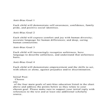 Anti-Bias Goal 1Each child will demonstrate self-awareness.docx