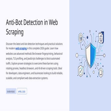 Anti-Bot Detection in Web Scraping: Techniques & Solutions (2026) | PPTX