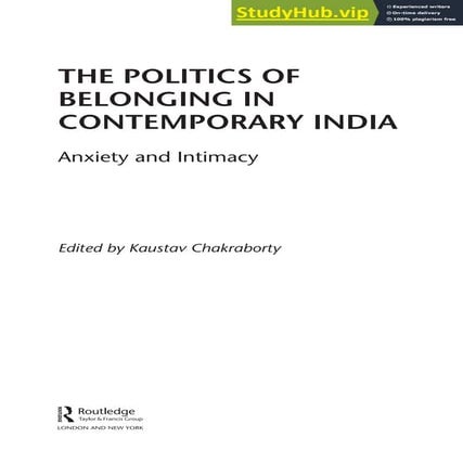 Anti-Caste Communitas And Outcaste Experience Space, Body, Displacement ...