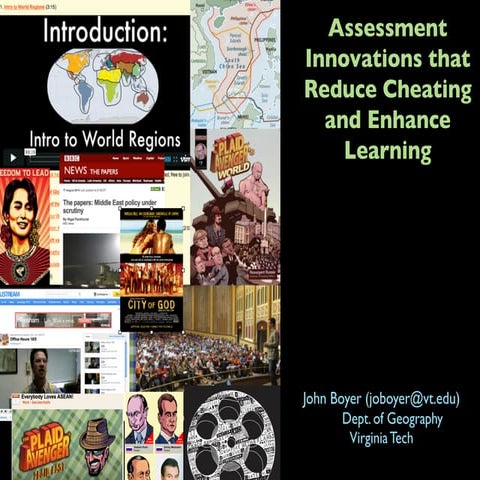 Assessment innovations that reduce cheating and enhance learning | PPT