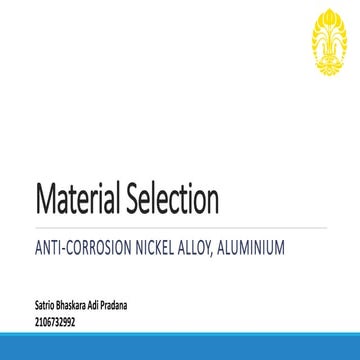 Anti-Corrosion Nickel Alloy, Aluminium.pptx