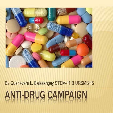 Anti drug campaign | PPTX