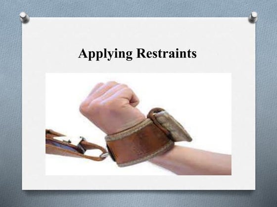 Child restraints for nursing students | PPTX