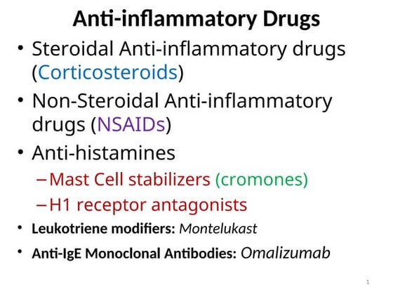 anti inflammatory drugs and inflammation.pptx