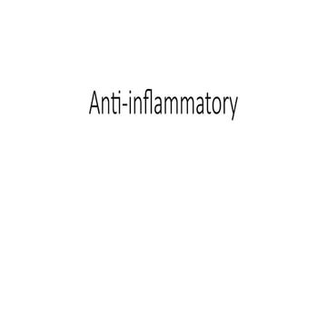 Anti-inflammatory or antiphlogistic agent.pptx