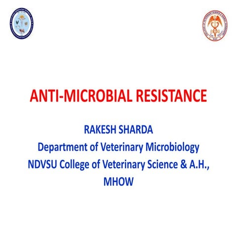 Anti-Microbial-Resistance.ppt12233445551 | PPT