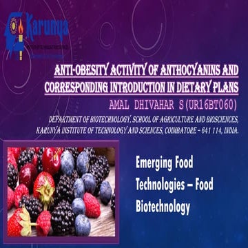 Anthocyanin | PPTX