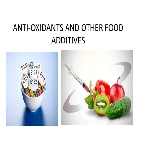 Anti oxidants | PPTX
