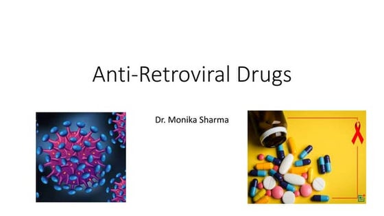 Antiretroviral drugs | PPTX