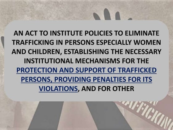 1. Overview of RA 8353 & RA 11648 Laws ” | PPT