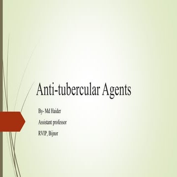 Anti-tubercular agents.pptx
