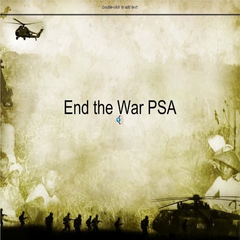Anti war psa Daniel G. | PPT