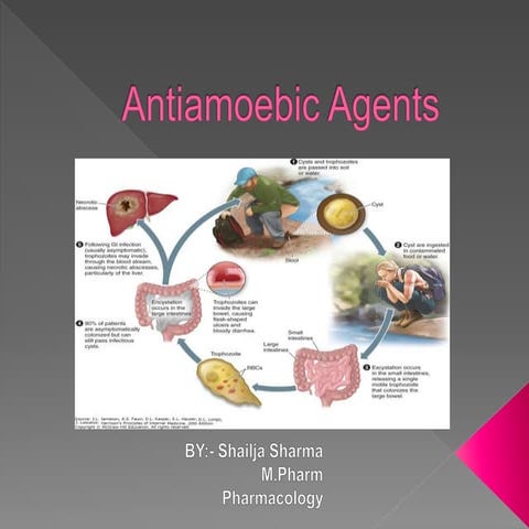 Antiamoebic agents | PPTX