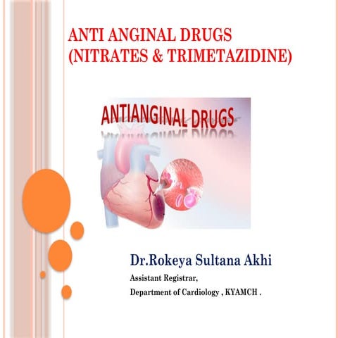 Antianginal drugs...................pptx