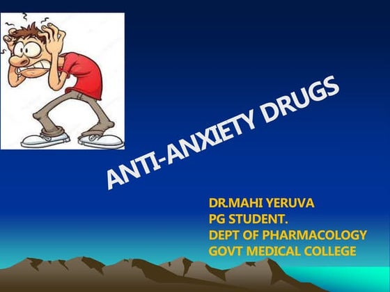 Types of Anti-Anxiety Drugs Abused | PDF