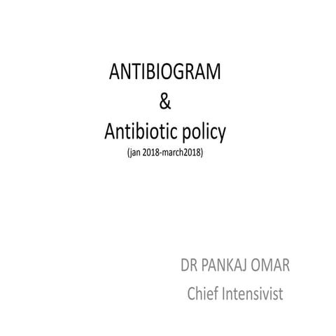 Antibiogram | PPTX