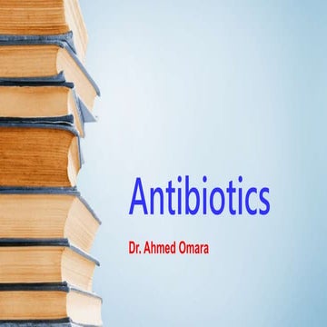 Antibiotics classification ppt | PPT