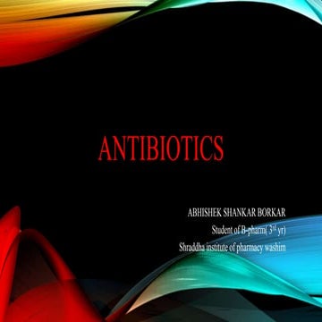 Antibiotic | PPT